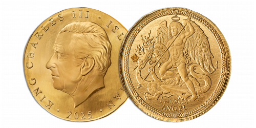 The 2025 'Splash Struck' 1/20oz Pure Gold Angel - One-Year-Only Edition ...