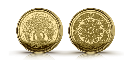 The Celtic Legends 'Tree of Life' Gold Layered Medal - Shop | The ...