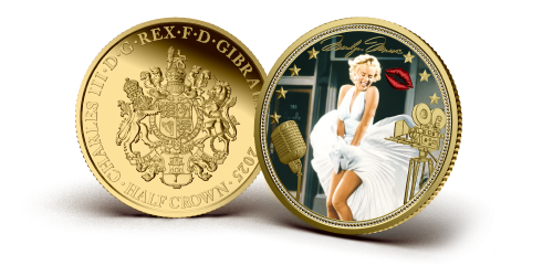 The Official Marilyn Monroe Behind the Diamonds 'The Icon' Gold Layered Coin - Shop | The Dublin ...